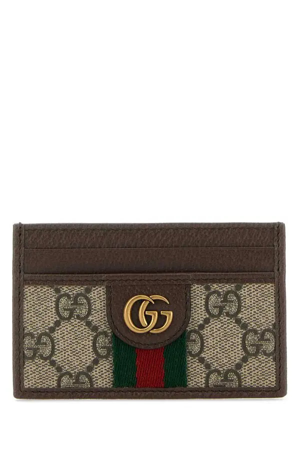 Gucci Printed Canvas Card Holder - Multicolor