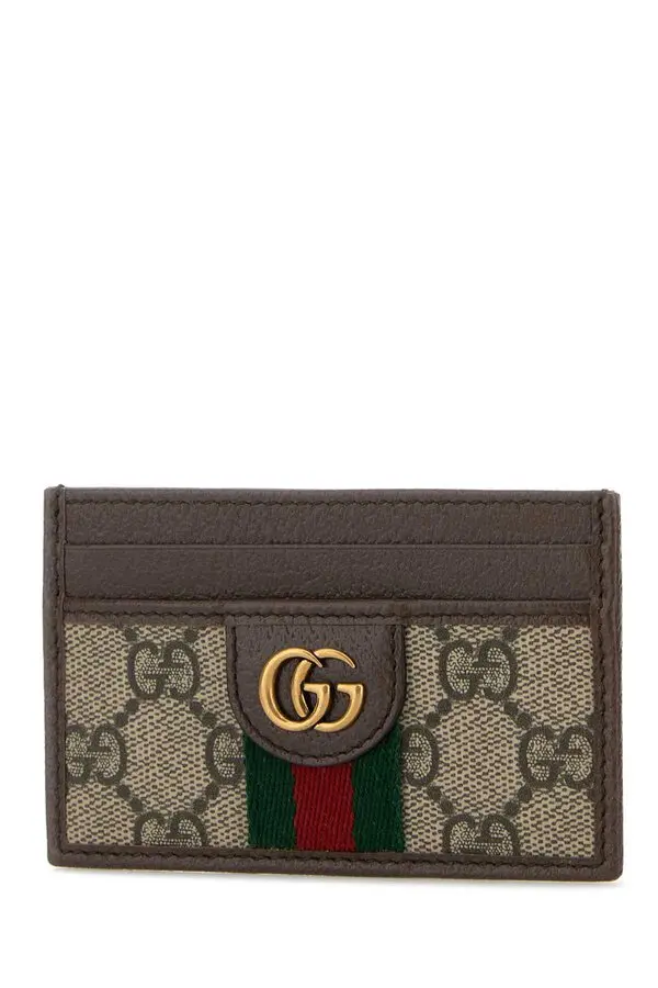 Gucci Printed Canvas Card Holder - Multicolor