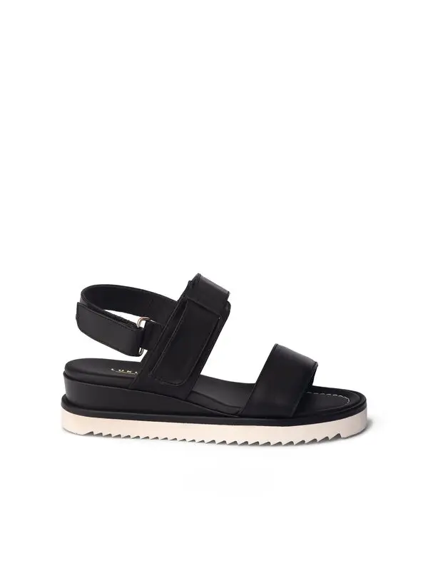 Lukure Cannes Platform Sandals - Black