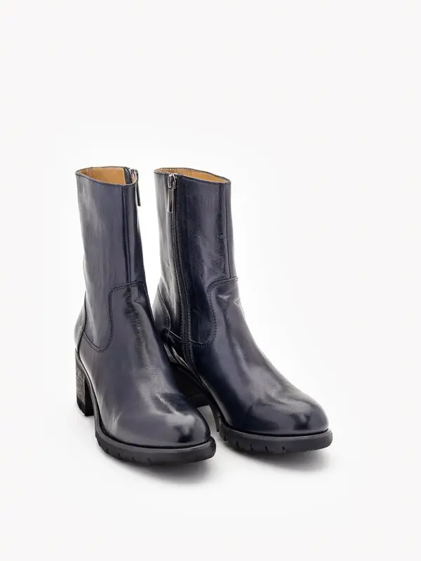 Lukure Iza Ankle Boots - Navy