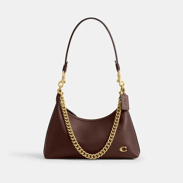 COACH Juliet Shoulder Bag 25 In Glovetanned Leather - Brass/maple