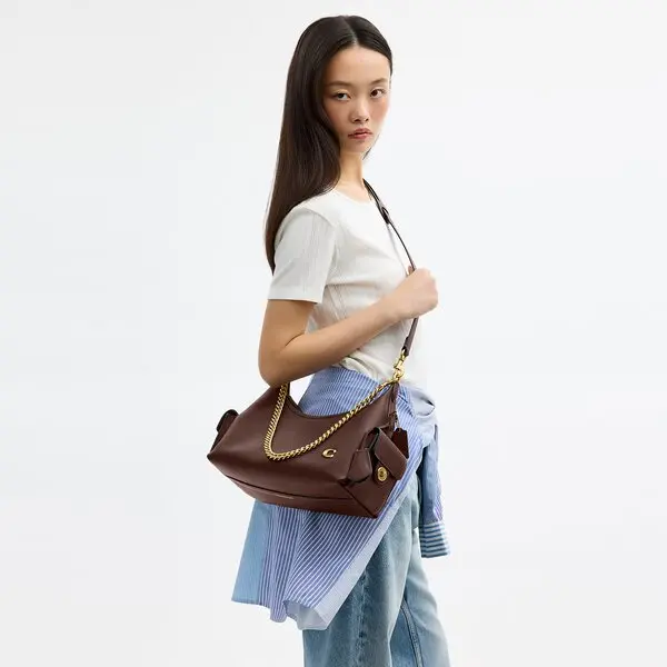 COACH Pocket Juliet Bag 30 - Brass/maple