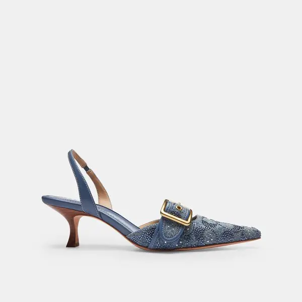 COACH Margot Slingback With Crystal Signature