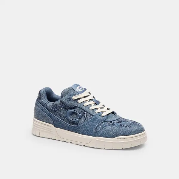 COACH Soho Signature Denim Sneakers - Denim Blue
