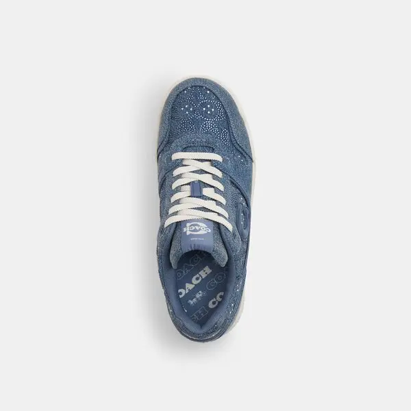COACH Soho Sneaker In Signature Denim - Denim Blue