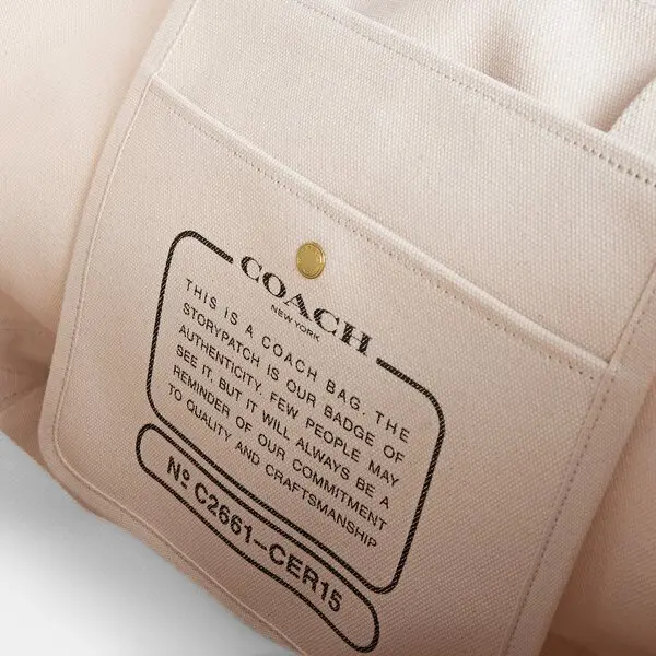 COACH Utility Tote With Sketch Print