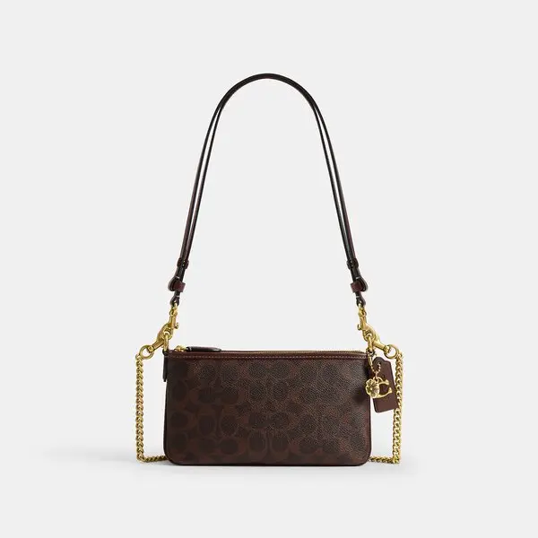 COACH Audrey Crossbody Bag In Signature Canvas - Brass/maple