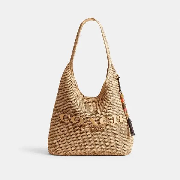 COACH Beaded Tassel Bag Charm