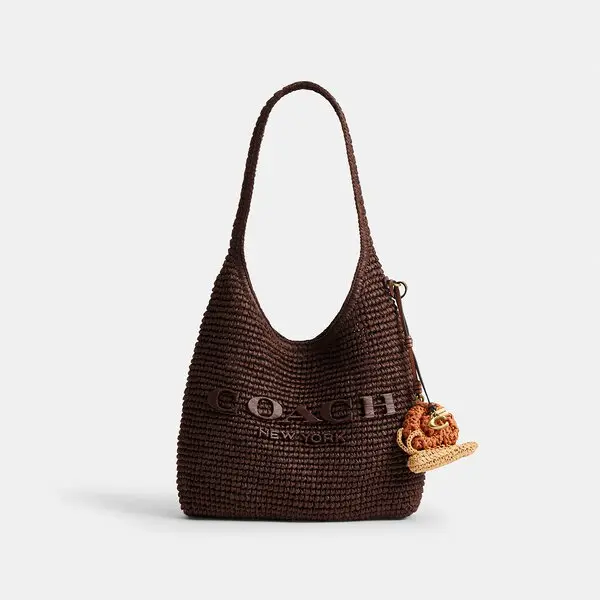 COACH Woven Snail Bag Charm