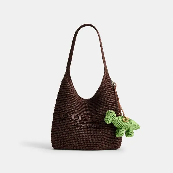 COACH Dino Bag Charm - Green