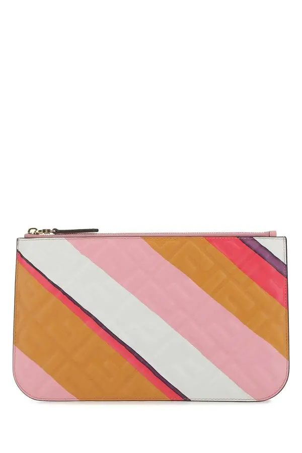 Fendi Leather Clutch