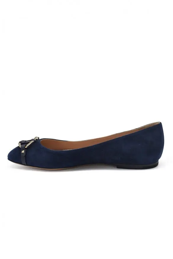 Valentino Garavani Suede Ballerinas - Blue