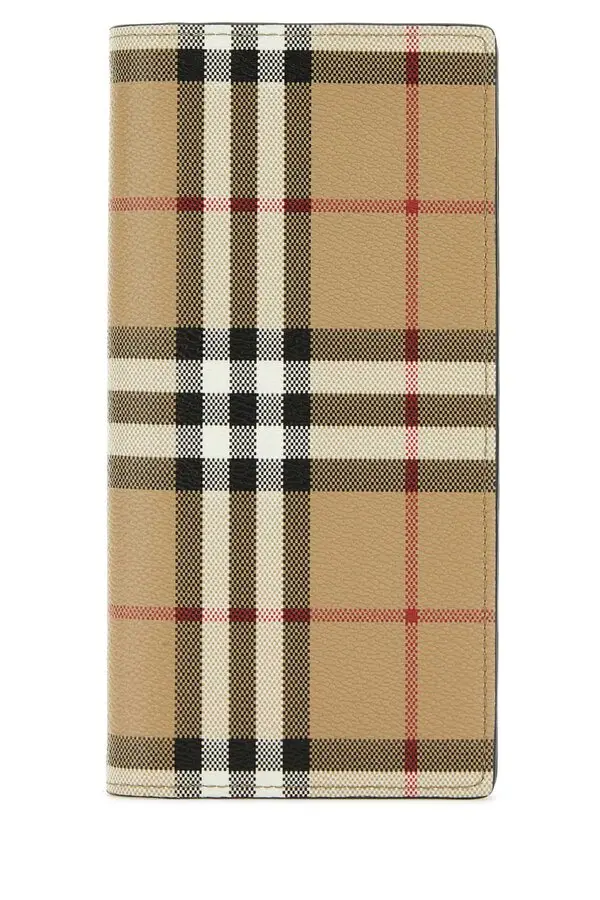 Burberry Printed Canvas Wallet - Multicolor