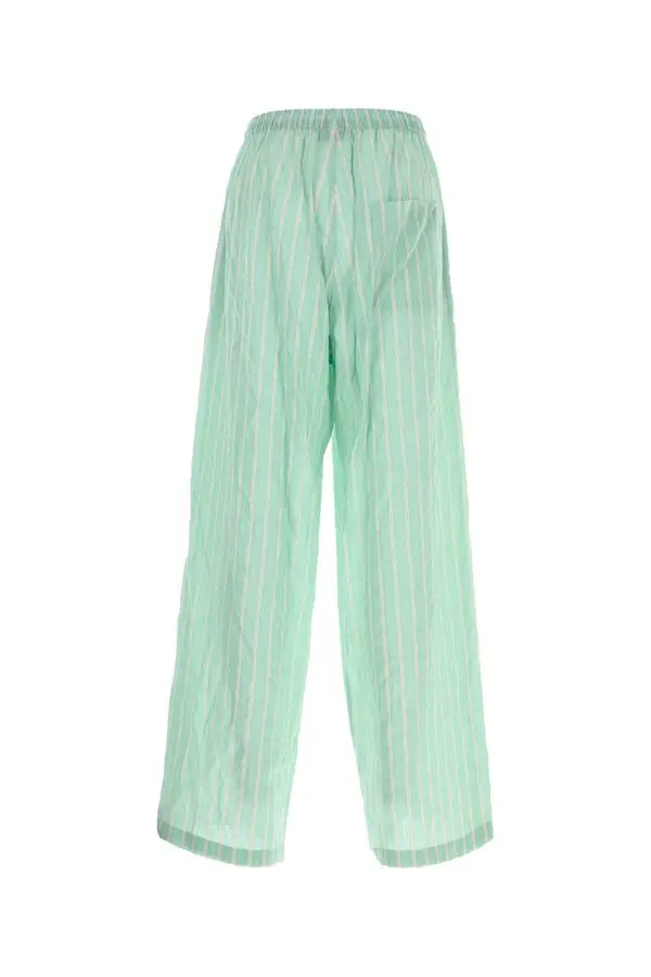 Balenciaga Embroidered Cupro Blend Pyjama Pant