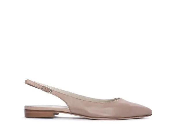 Lukure Colette Flat Slingback Shoes - Beige