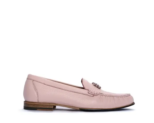 Lukure Sofia Loafer In Deer Skin - Pink
