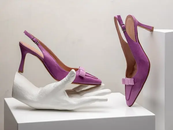 Lukure Emma Slingback Pumps - Fuchsia