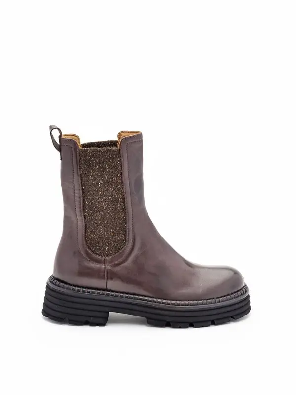 Lukure Valentina Ankle Boots - Dark Brown