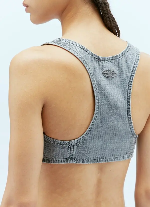 DIESEL® De-toppy-s Crop Top - Gray