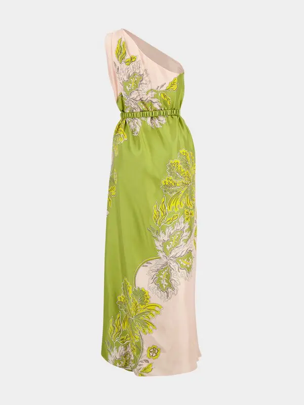 La DoubleJ Swathe Placée Pink Silk Twill Roy Dress