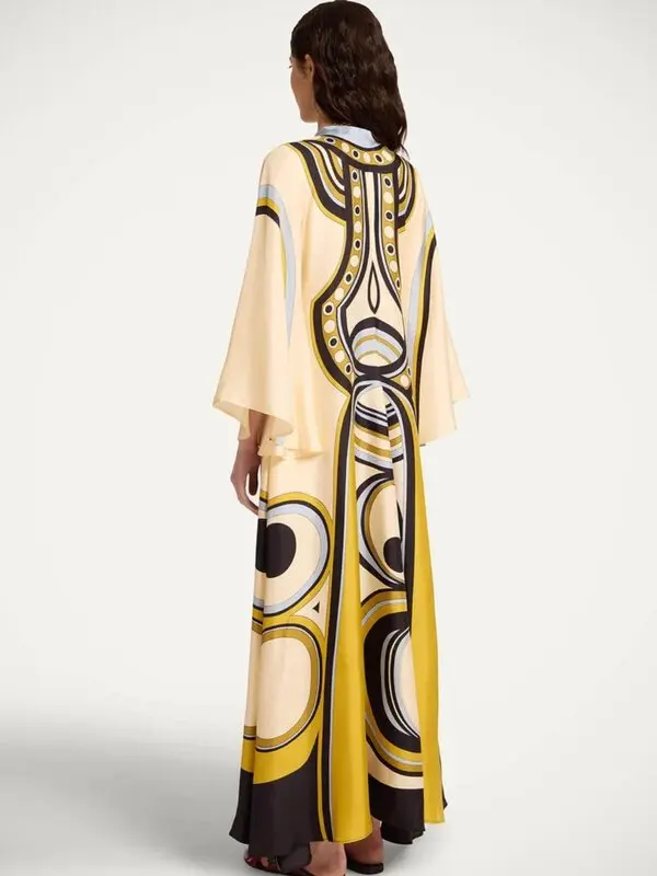 La DoubleJ Sanctuary Placée Silk Twill Maxi Dress