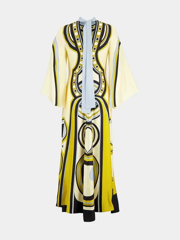 La DoubleJ Sanctuary Placée Silk Twill Maxi Dress