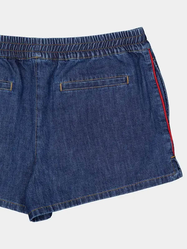 Valentino Garavani Denim Shorts - Blue