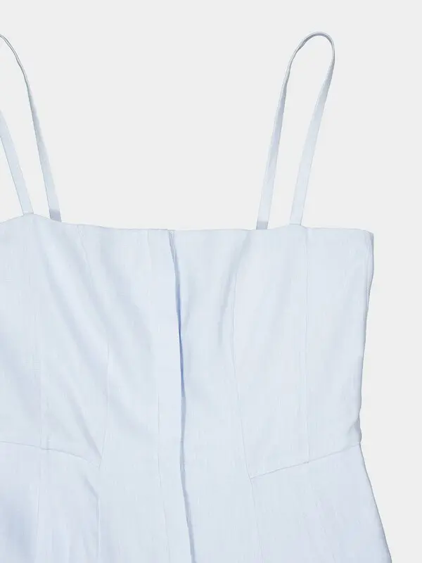 Gabriela Hearst Magritte Midi Dress - Blue