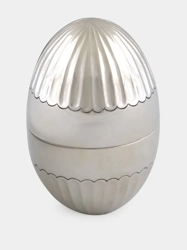 LEITÃO &AMP; IRMÃO Leitão & Irmão 925 Sterling Half-reeded Egg - Silver