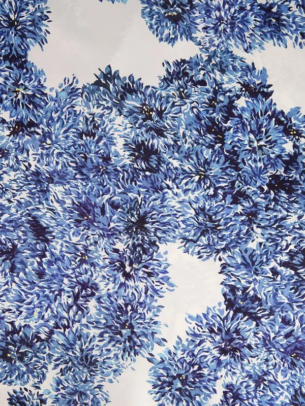 Givenchy Silk Shirt With Pompom Print - Blue