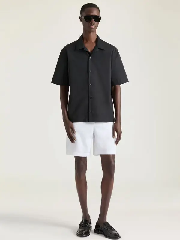 Givenchy Poplin Shirt With Photographic Negative Print - Black