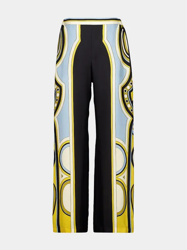 La DoubleJ Sanctuary Placée Black Silk Twill Club Pants