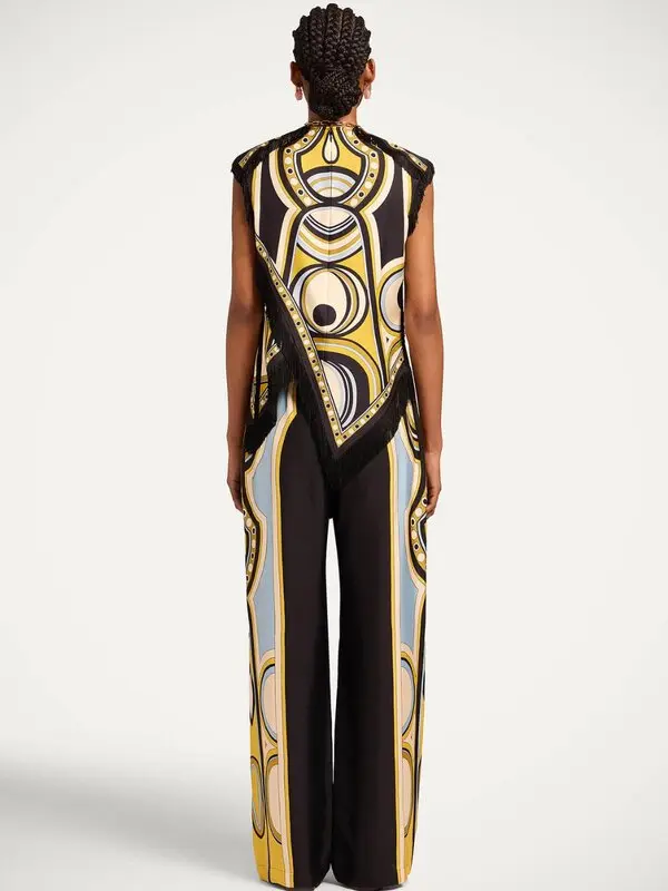 La DoubleJ Sanctuary Placée Black Silk Twill Club Pants