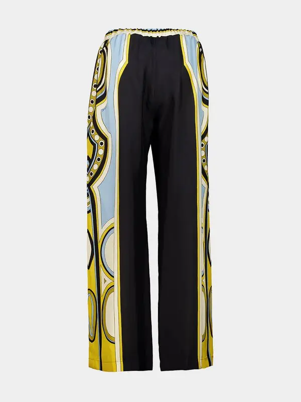 La DoubleJ Sanctuary Placée Black Silk Twill Club Pants