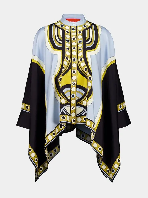 La DoubleJ Sanctuary Placée Silk Twill Foulard Shirt - Multicolour
