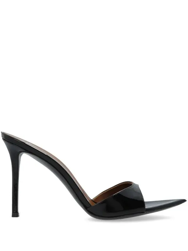 GIUSEPPE ZANOTTI Intriigo" Patent Leather Mules - Black