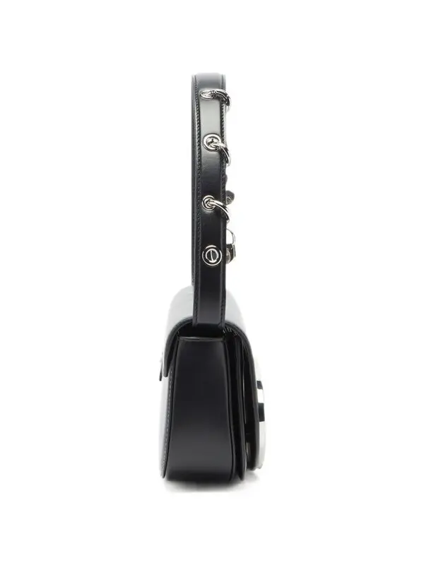DIESEL® 1dr Leather Shoulder Bag - Black