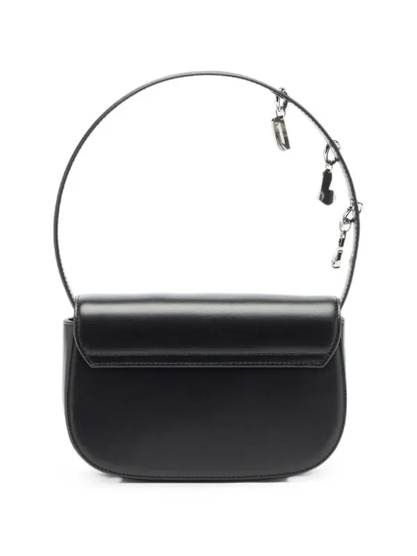 DIESEL® 1dr Leather Shoulder Bag - Black