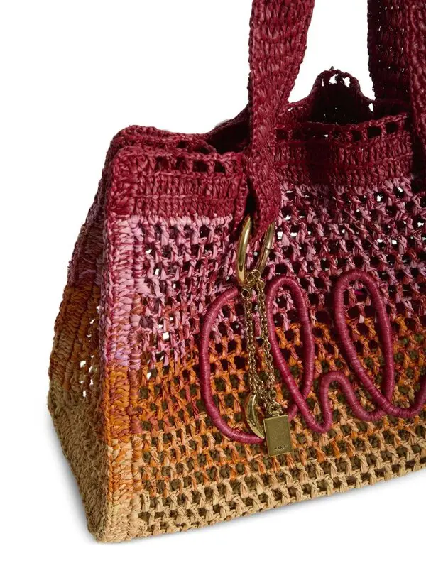 Chloé Raffia Tote Bag - Multi