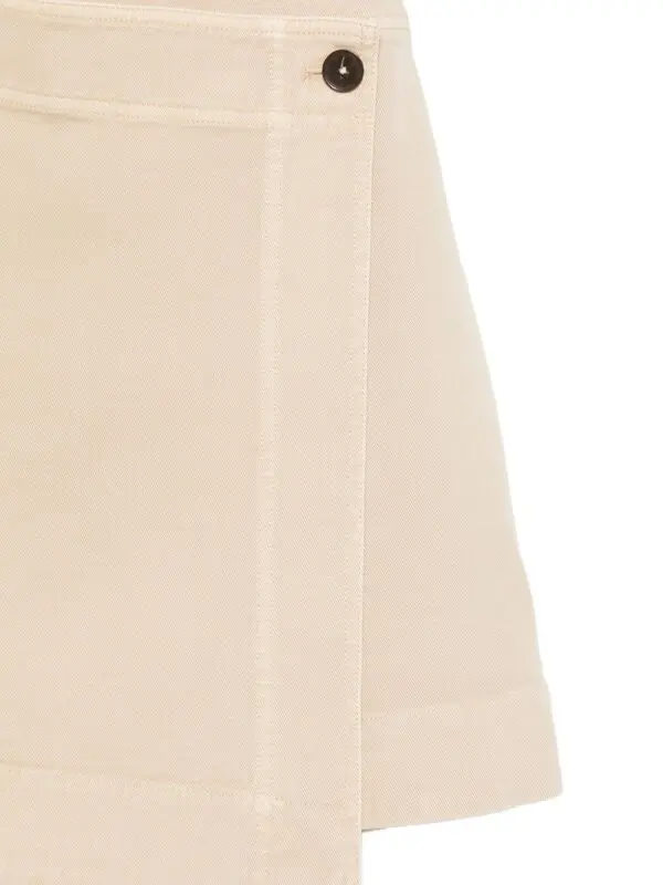 Closed Wrapped Short Skirt