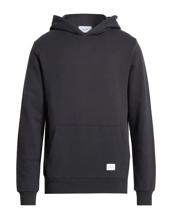 SHOE Cotton French Terry Hooded Sweatshirt - Grey