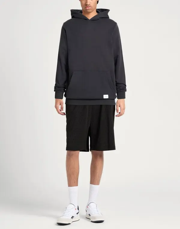 SHOE Cotton French Terry Hooded Sweatshirt - Grey