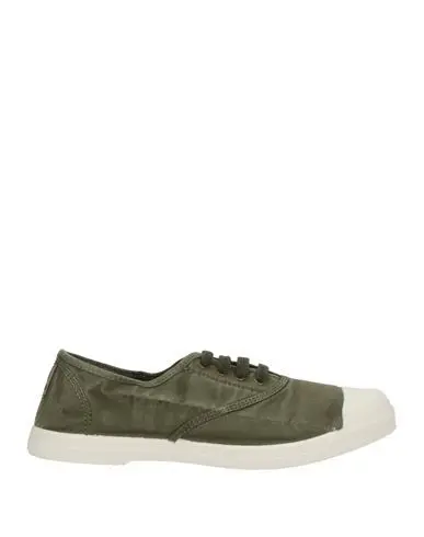 NATURAL WORLD Organic Cotton Lace-up Sneakers - Green