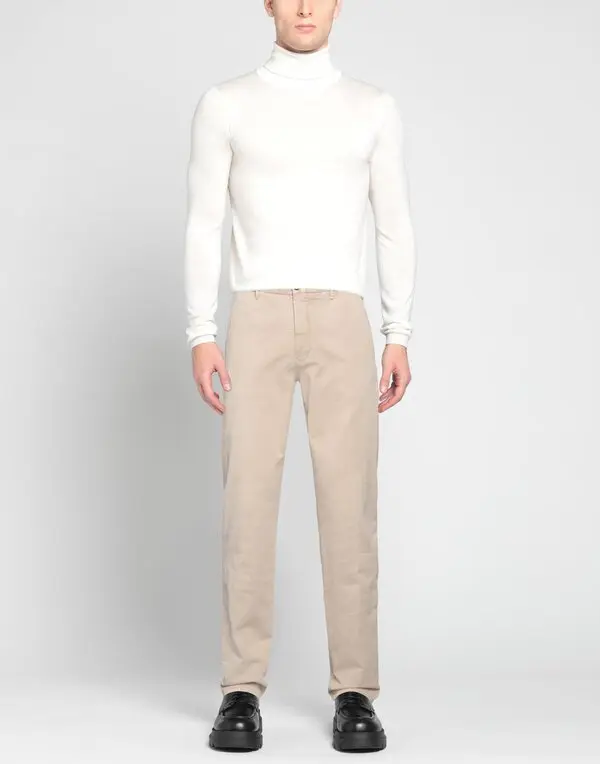 Incotex Tailored Cotton Elastane Pants - Beige