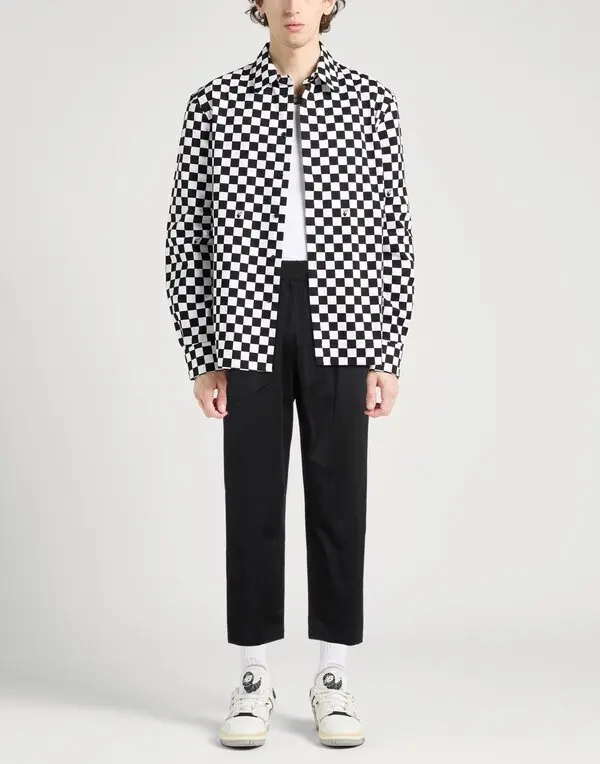 FAMILY FIRST Pants Size Cotton, Elastane - Black