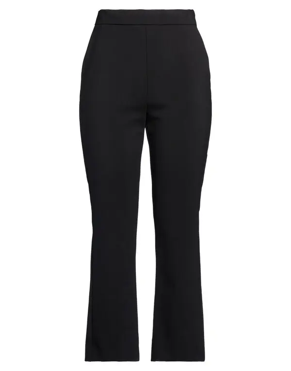 Max Mara Pants Size Virgin Wool, Elastane - Black