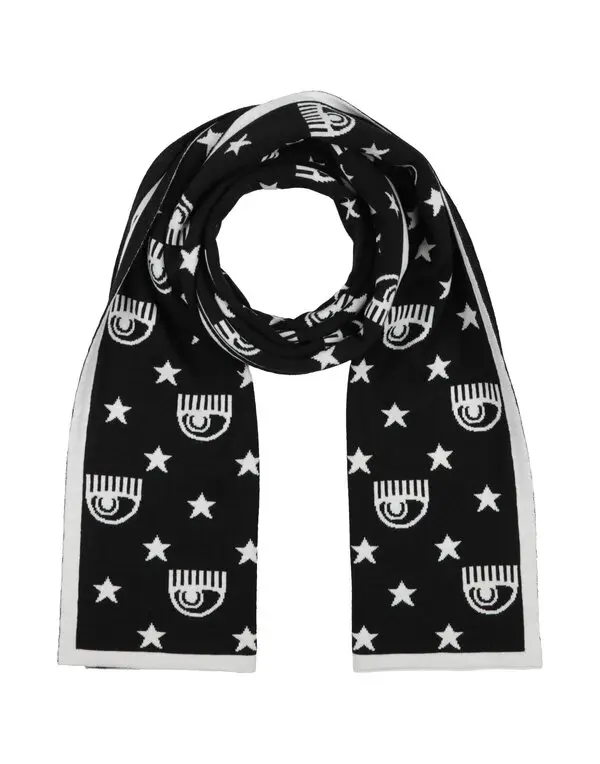 CHIARA FERRAGNI Scarf Acrylic, Wool