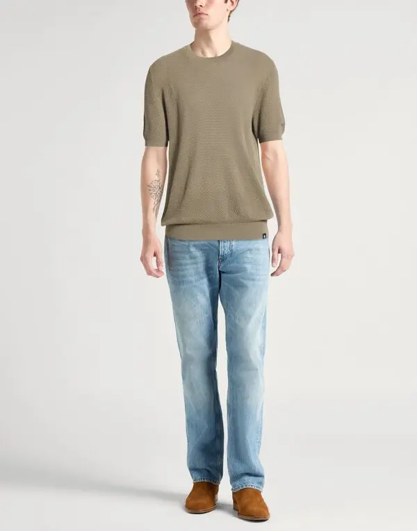 LARDINI Military Cotton Crewneck Sweater