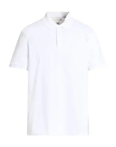 Calvin Klein Polo Shirt Size Cotton, Polyester - White