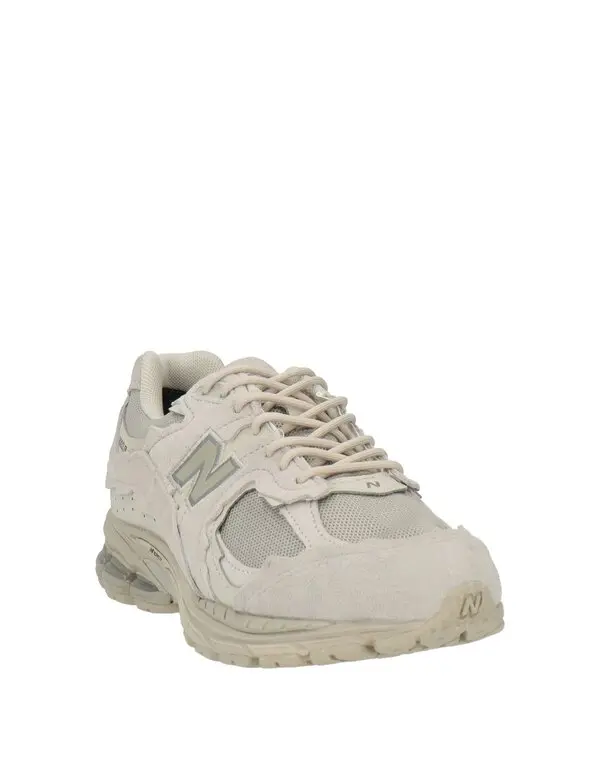 NEW BALANCE 2002 Leather And Textile Fiber Sneakers - Beige